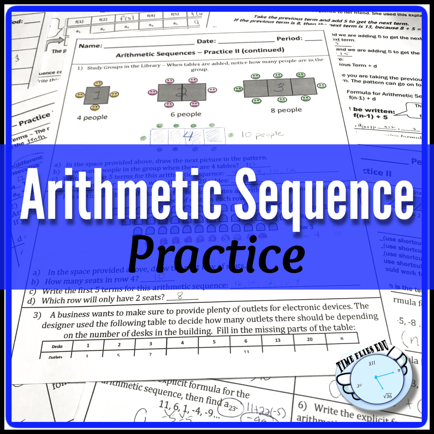 Examples of Real-Life Arithmetic Sequences – Time Flies Edu