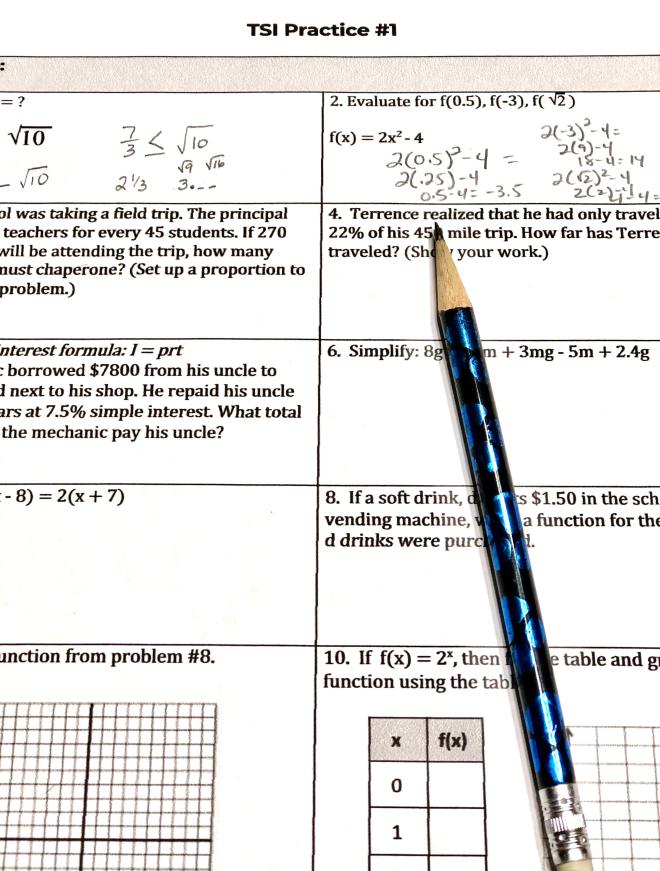 Texas Success Initiative Assessment in Math 2.0 – Time Flies Edu