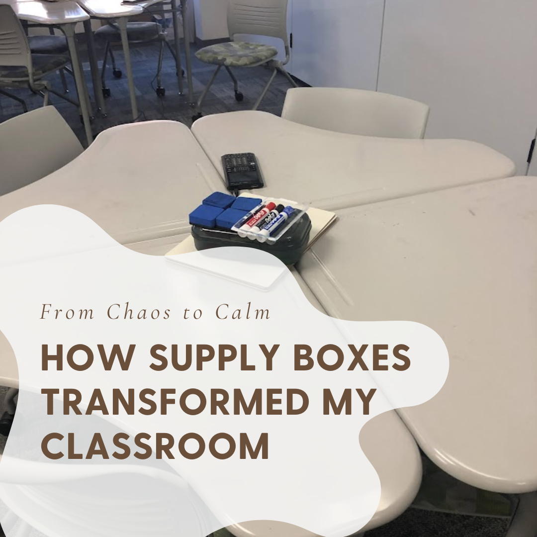 Stay Organized and Minimize Distractions with Supply Boxes in the ...